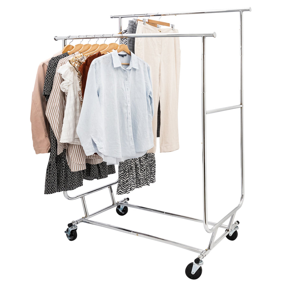 Metal Clothes Rack | Heavy Duty Clothes Rack | Metal Clothes Rails ...